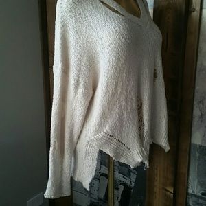 Sweaters | Distressed Oversized Sweater | Poshmark